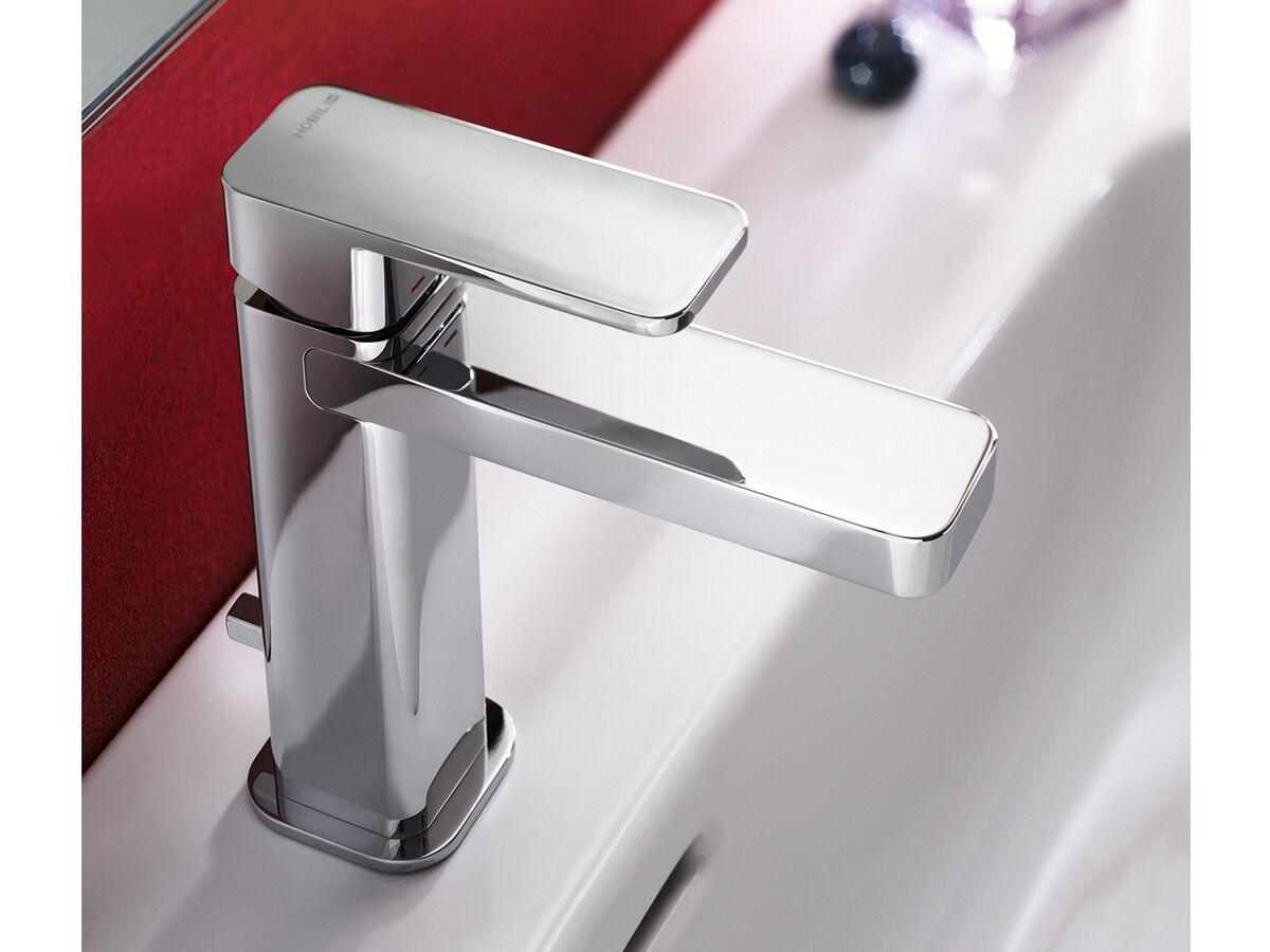 Teknobili Loop Basin Mixer Tap Chrome (5 Star) from Reece