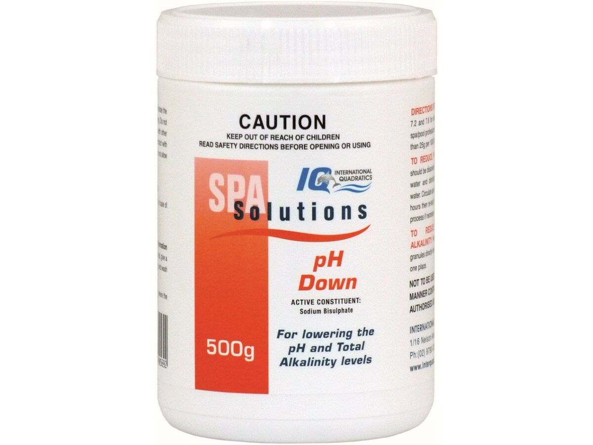 IQ Spa Solutions pH Down 500g from Reece