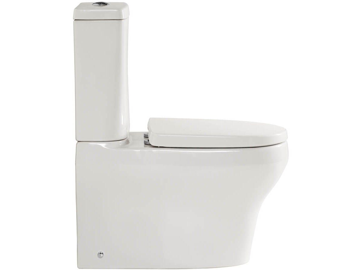 American Standard Cygnet Close Coupled Back to Wall Back Inlet Toilet ...