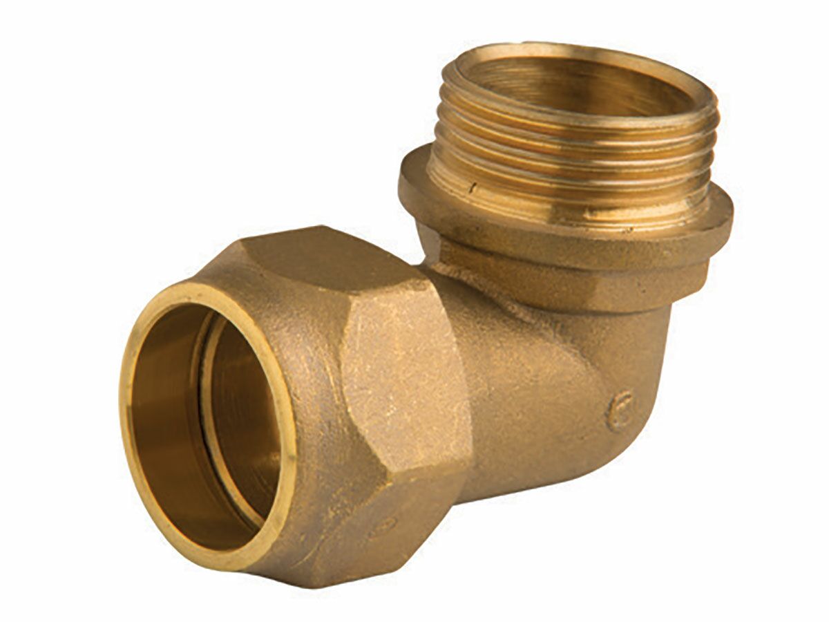 Brass Crox Elbow Male 25mm from Reece