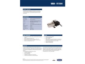 Vada Pressure Pump V110-H with Pressure Control from Reece