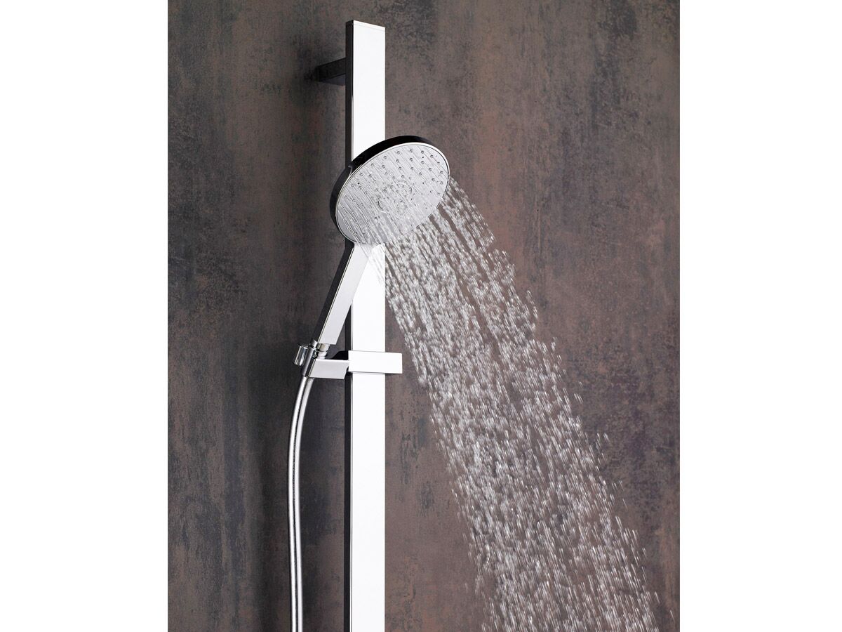 Nikles Pure Rail Shower 2 Function with 140 Handpiece Chrome (3 Star ...